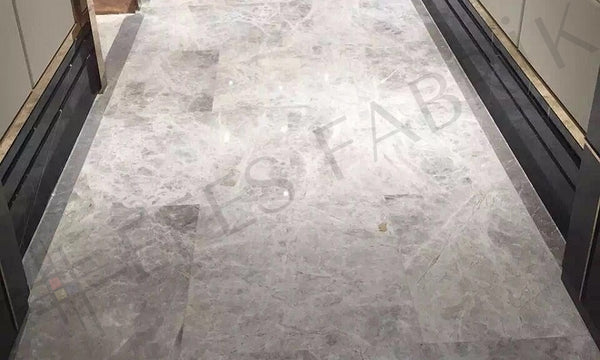 TUNDRA LIGHT GREY MARBLE - 12"x24"x1/2" - Fabrikstone