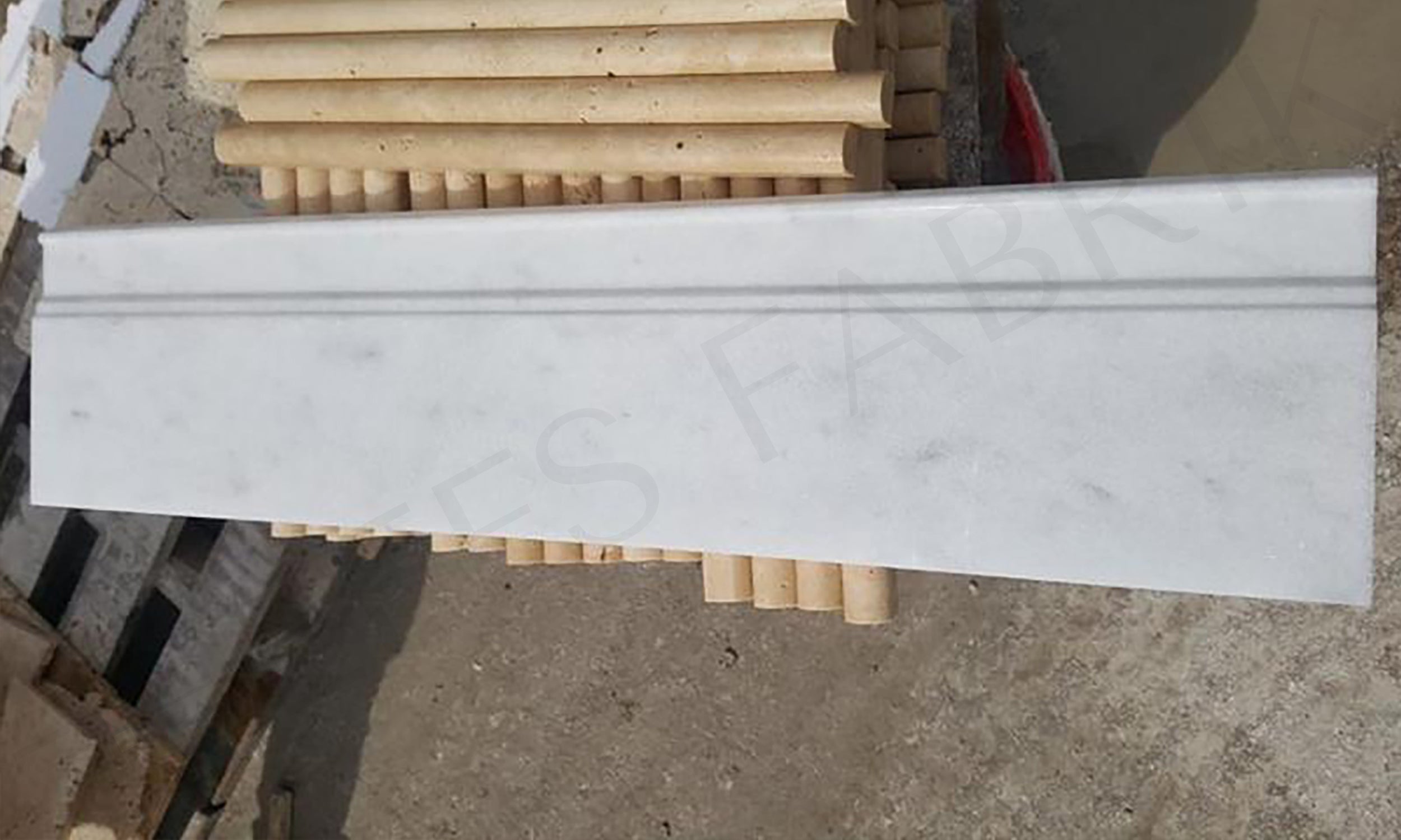 Baseboard Tuli Molding | Natural Stone | Marble | Travertine - Fabrikstone