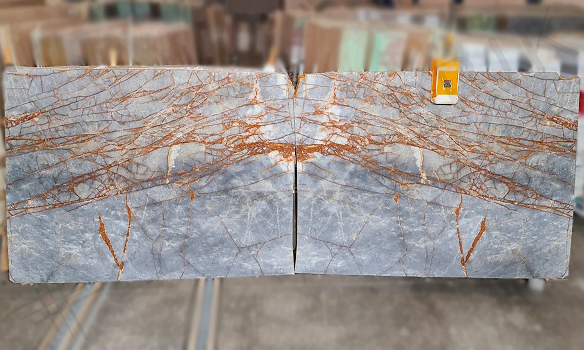 Blue River Marble Slab | Bookmatch | Blue | Natural Stone | Premium ...