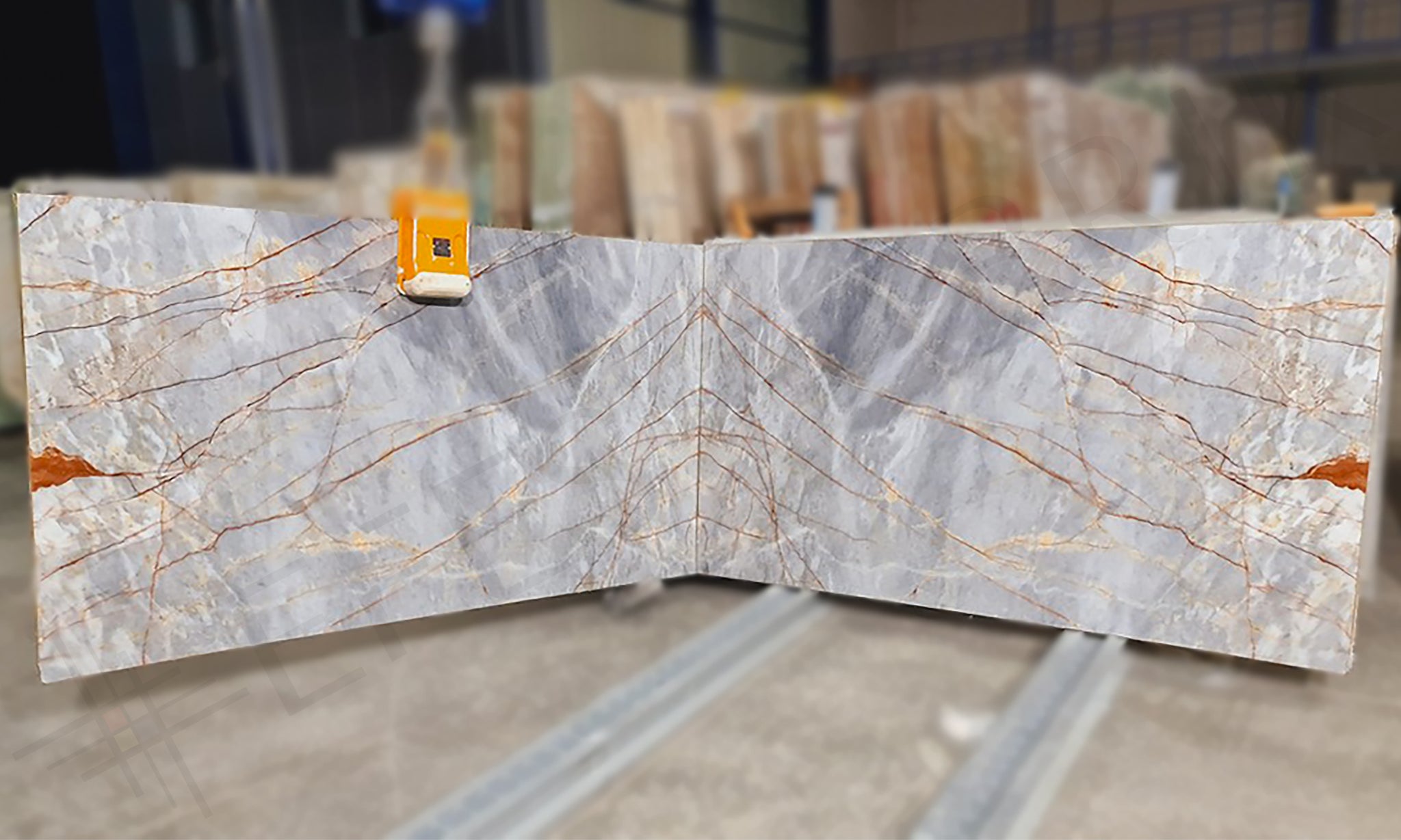 Blue River Marble Slab | Bookmatch | Blue | Natural Stone | Premium ...