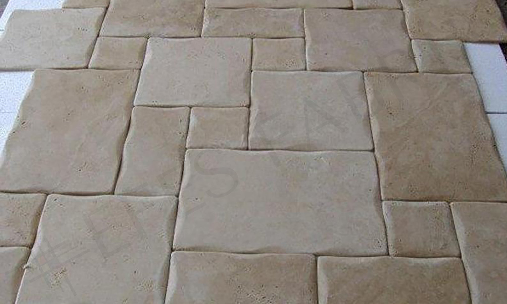 Classic Travertine Pillowed Edge Pattern Set | Natural Stone | Design ...