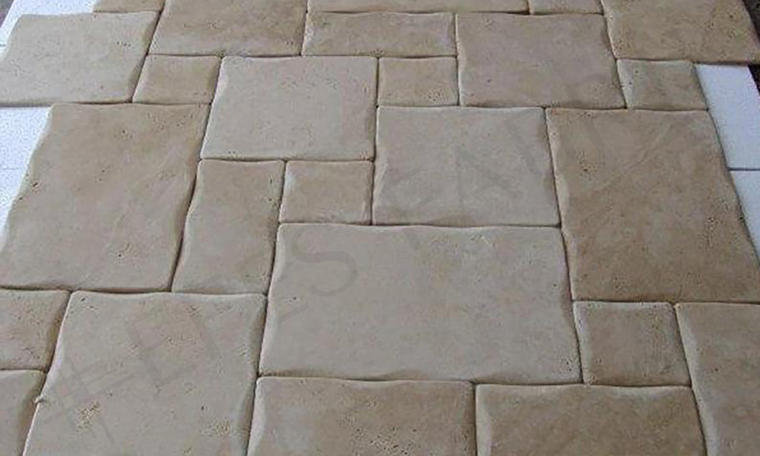 Classic Travertine Pillowed Edge Pattern Set | Natural Stone | Design ...