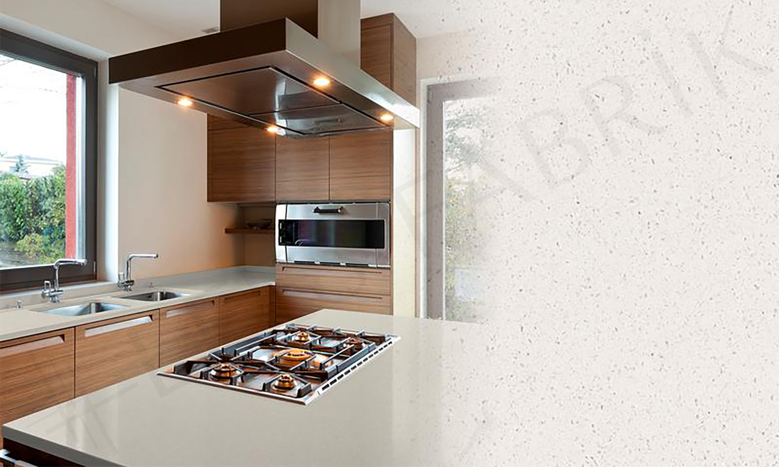 Ice White Quartz Slab | Quartz | Countertop - Fabrikstone