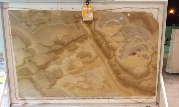 Onyx Honey Comb Slab - Fabrikstone