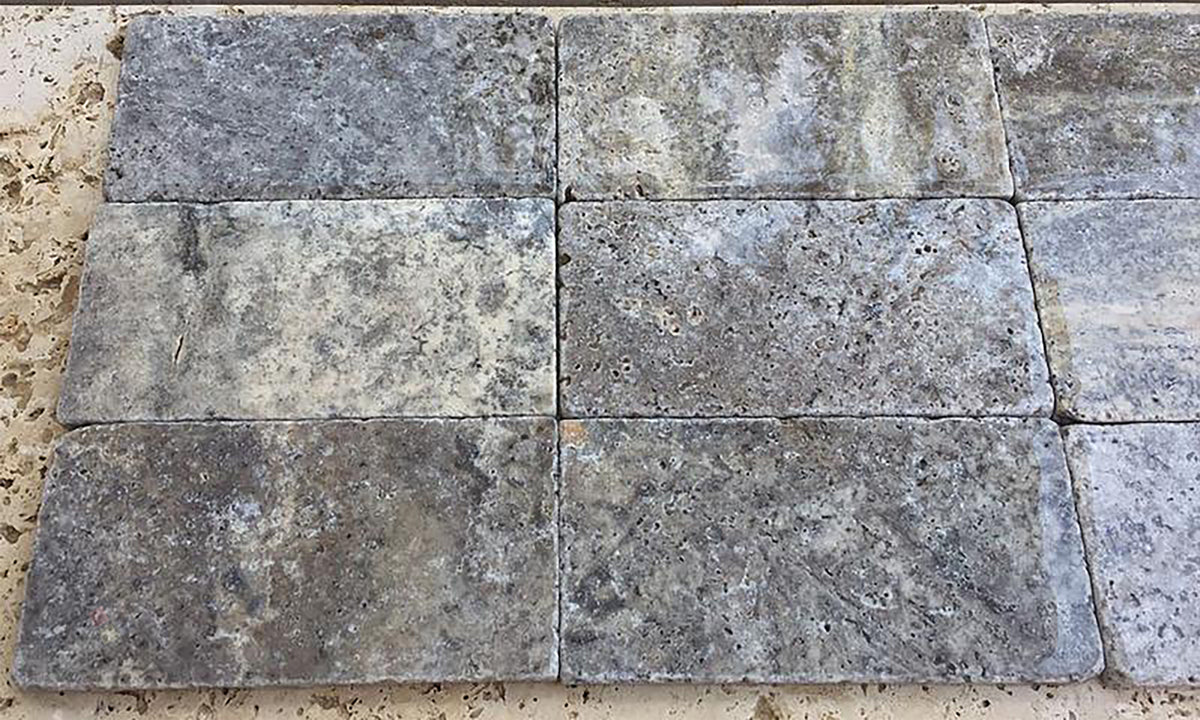 Silver Antique Travertine - Fabrikstone