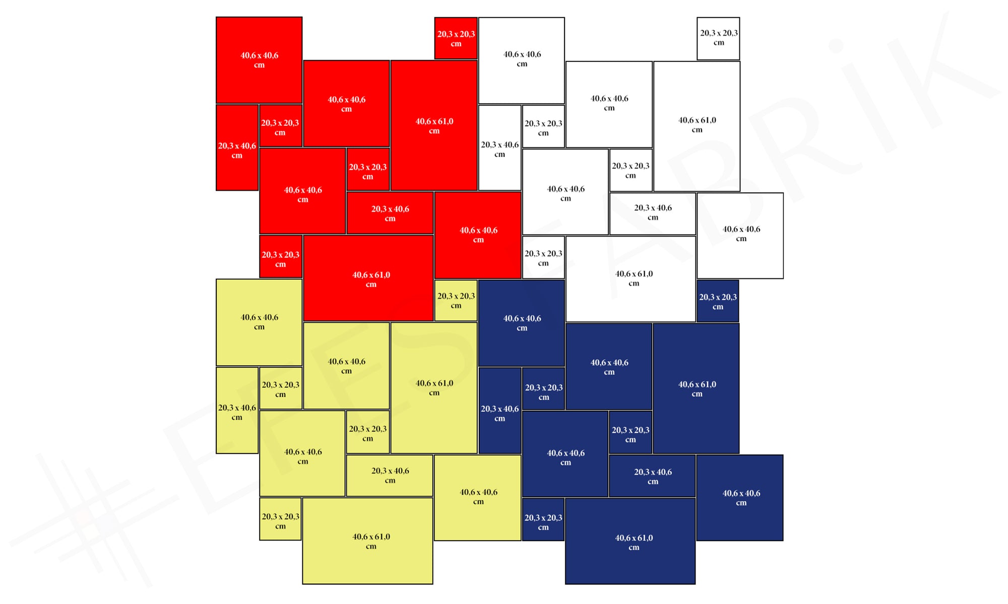 Classic Travertine Pillowed Edge Pattern Set | Natural Stone | Design ...